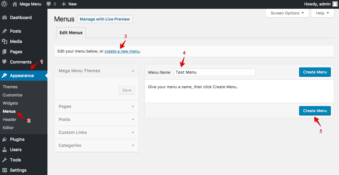 How to create a mega menu on WordPress? – Themeum
