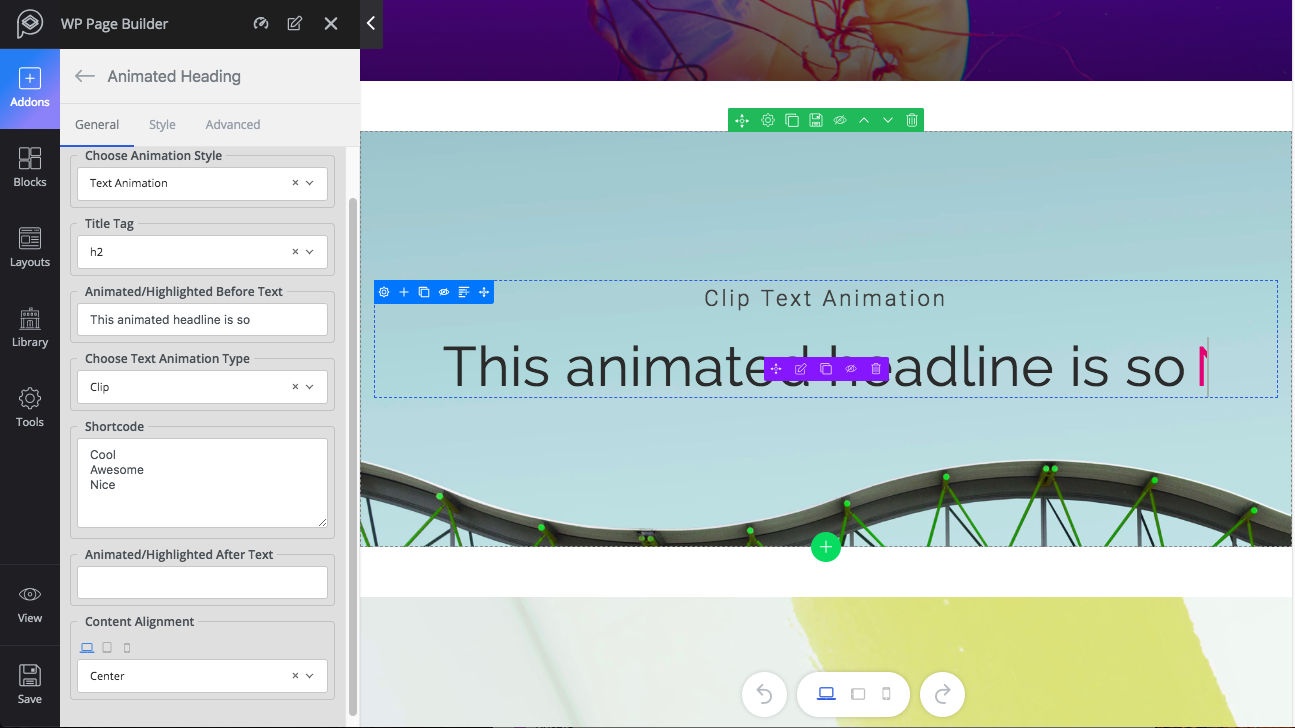 WP Page Builder gets Animated Heading & Instagram addons, new layout ...