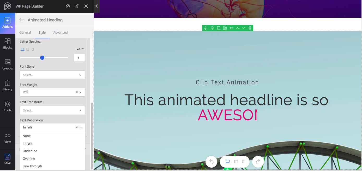 WP Page Builder gets Animated Heading & Instagram addons, new layout ...