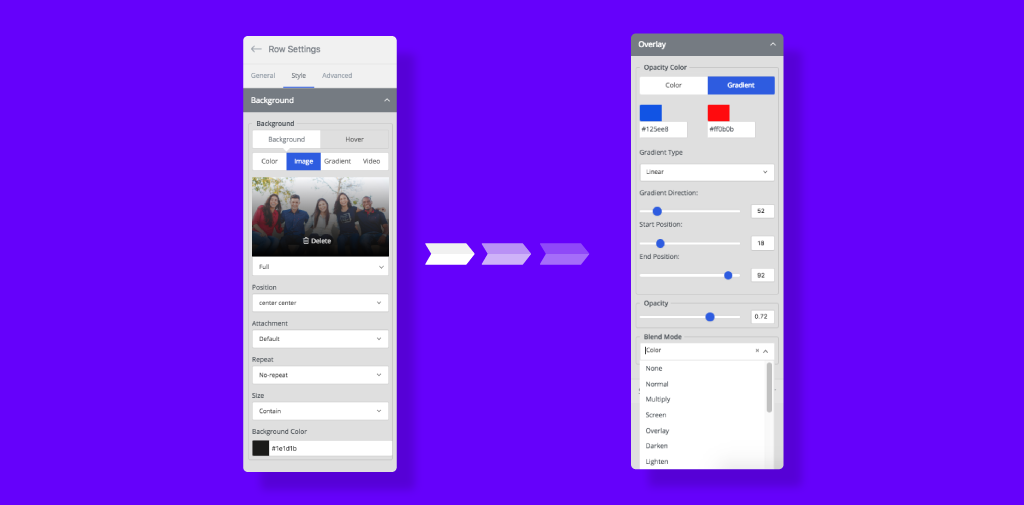 Blend modes in WP Page Builder to make your images lit! – Themeum