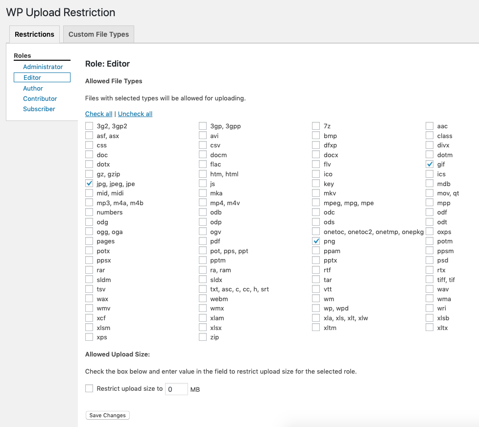 How to restrict file uploading permission in WordPress sites – Themeum