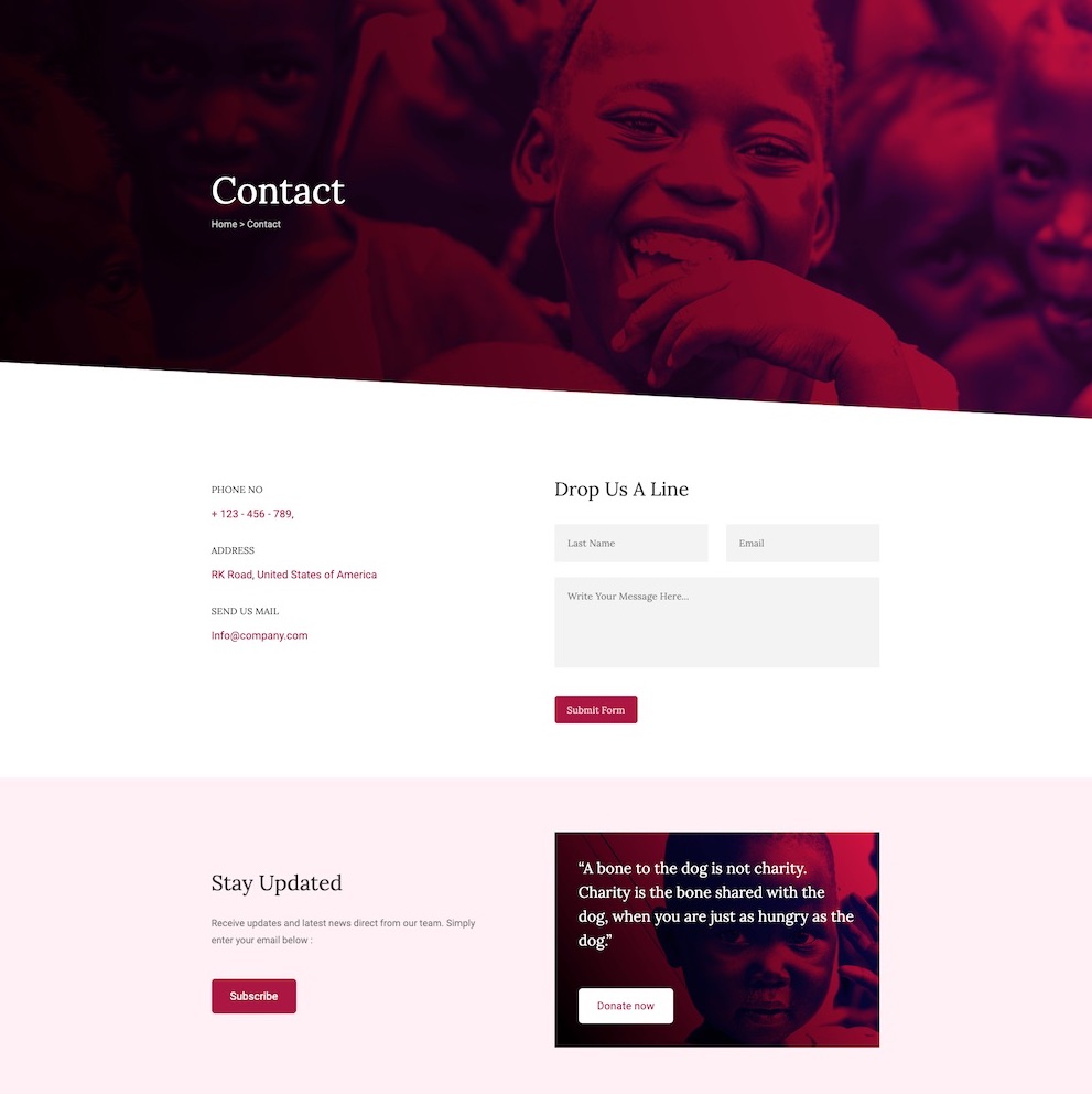 Introducing Charity: New FREE Layout Bundle for WP Page Builder Pro ...