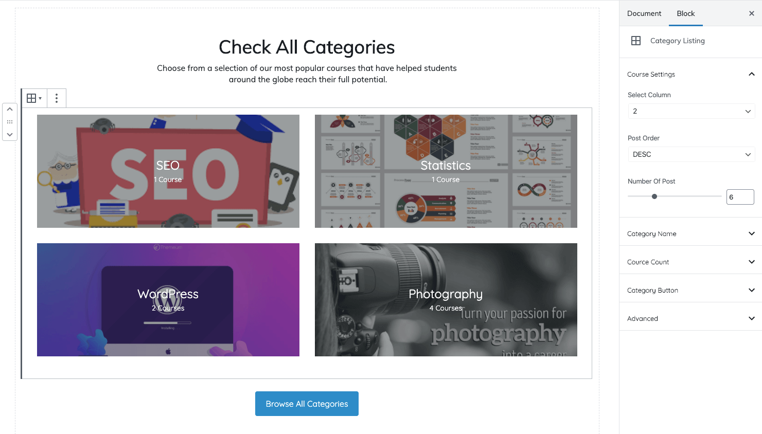 Edumax Theme Updated with New Gutenberg Based Demo Option Powered By Qubely – Themeum