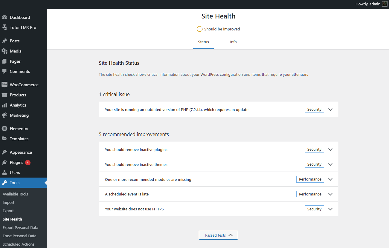 What is WordPress Site Health Tool and How to Use It? – Themeum